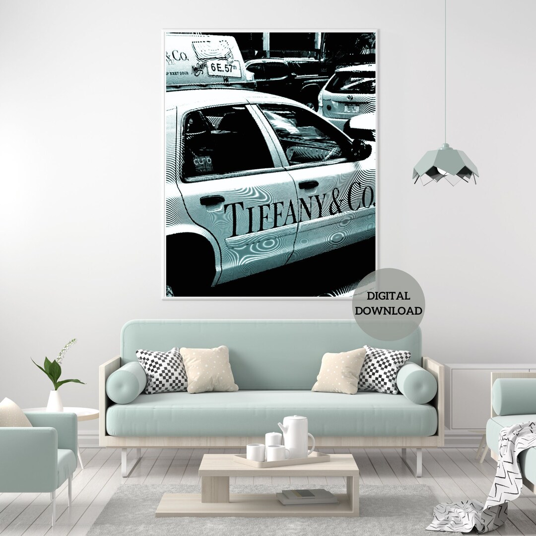 Luxury Fashion Poster, Tiffany & Co. , Digital Designer Poster ...