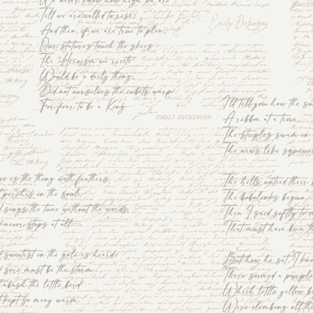 Poetic Manuscripts by AGF Studio, Art Gallery Fabrics, 100 % Quilting ...