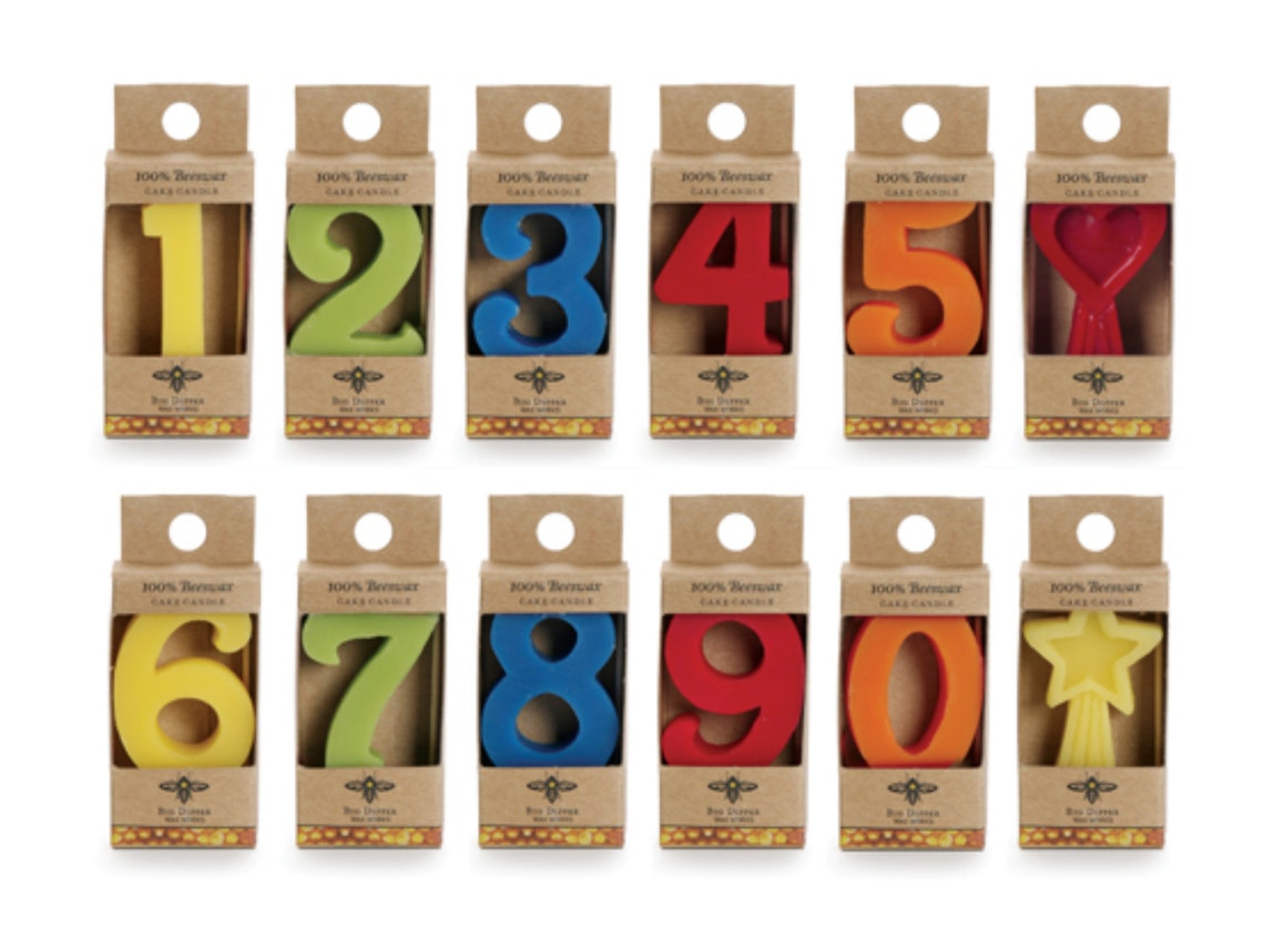 Birthday Number Cake Candles Birthday Cake Candles Cake - Etsy