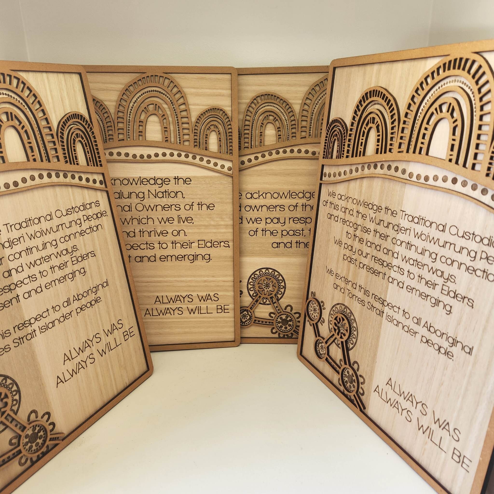 Personalized Indigenous Acknowledgement Sign | Laser Cut Wood, School ...