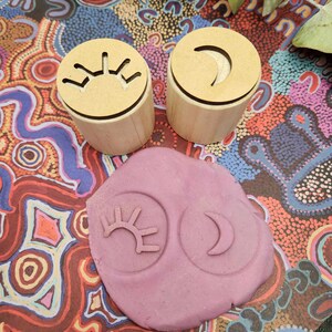 Sun and Moon | Indigenous Playdough Stamps - 2 Pack | Daycare | Early ...