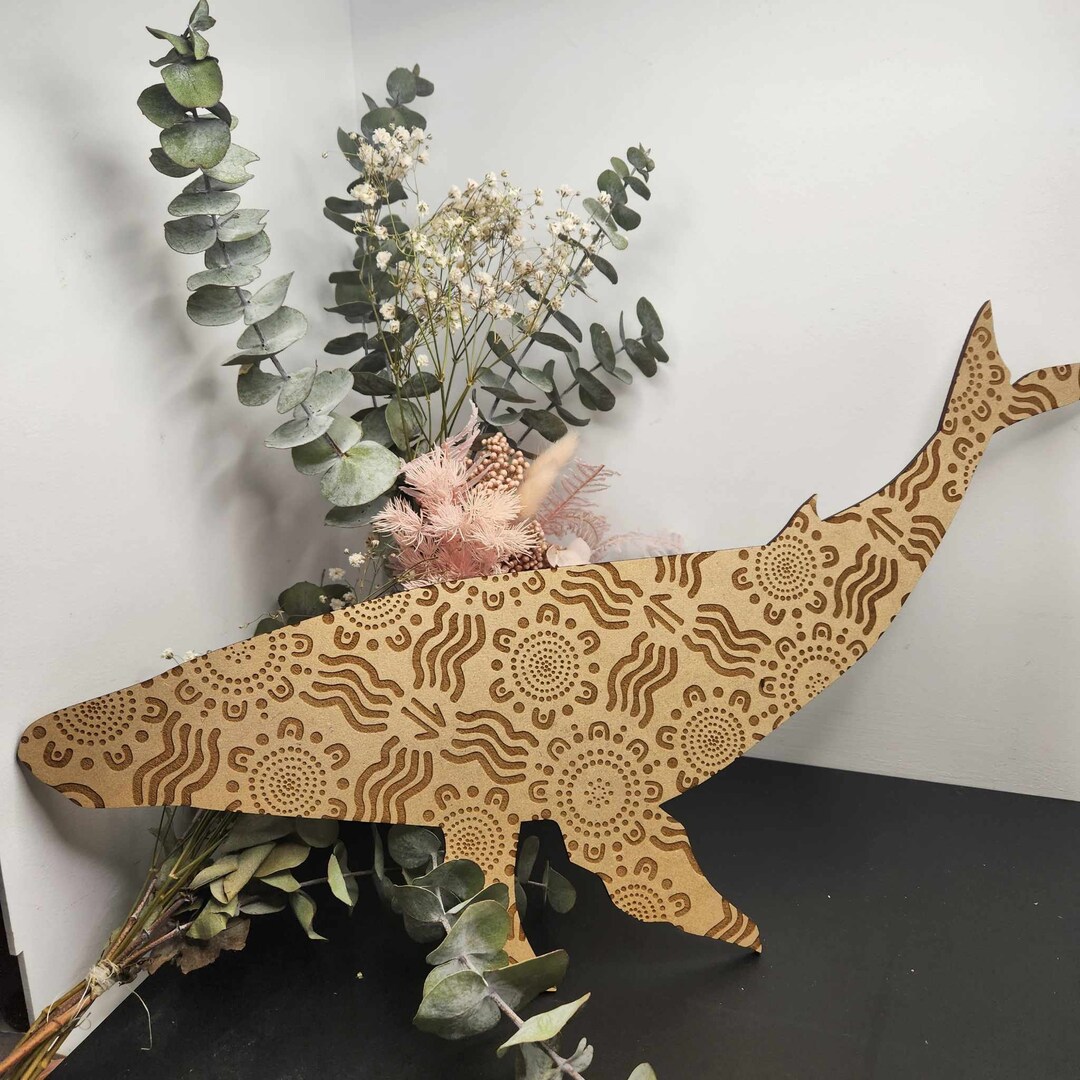 Indigenous Blue Whale Wall Art | Totem | Australia Animals | Daycare ...