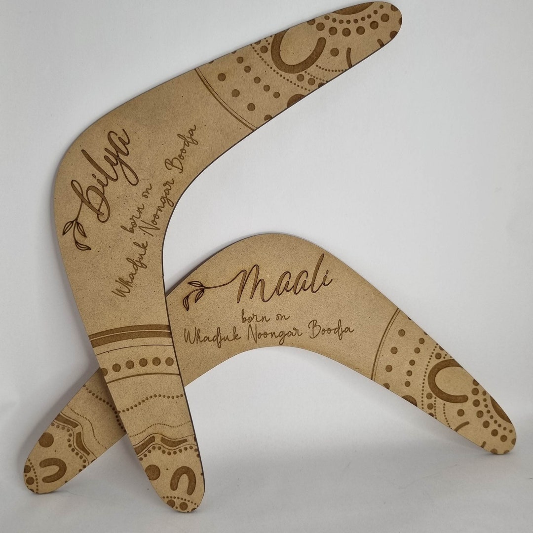 Indigenous Dot Painting Boomerang | New Born | Baby Milestones | Room ...