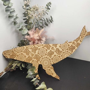Indigenous Blue Whale Wall Art | Totem | Australia Animals | Daycare ...