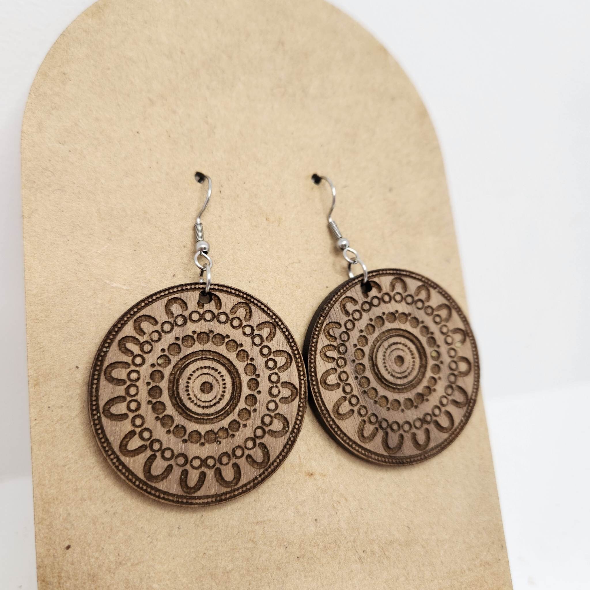 Aboriginal Indigenous Earrings Torres Strait Island - Etsy Australia