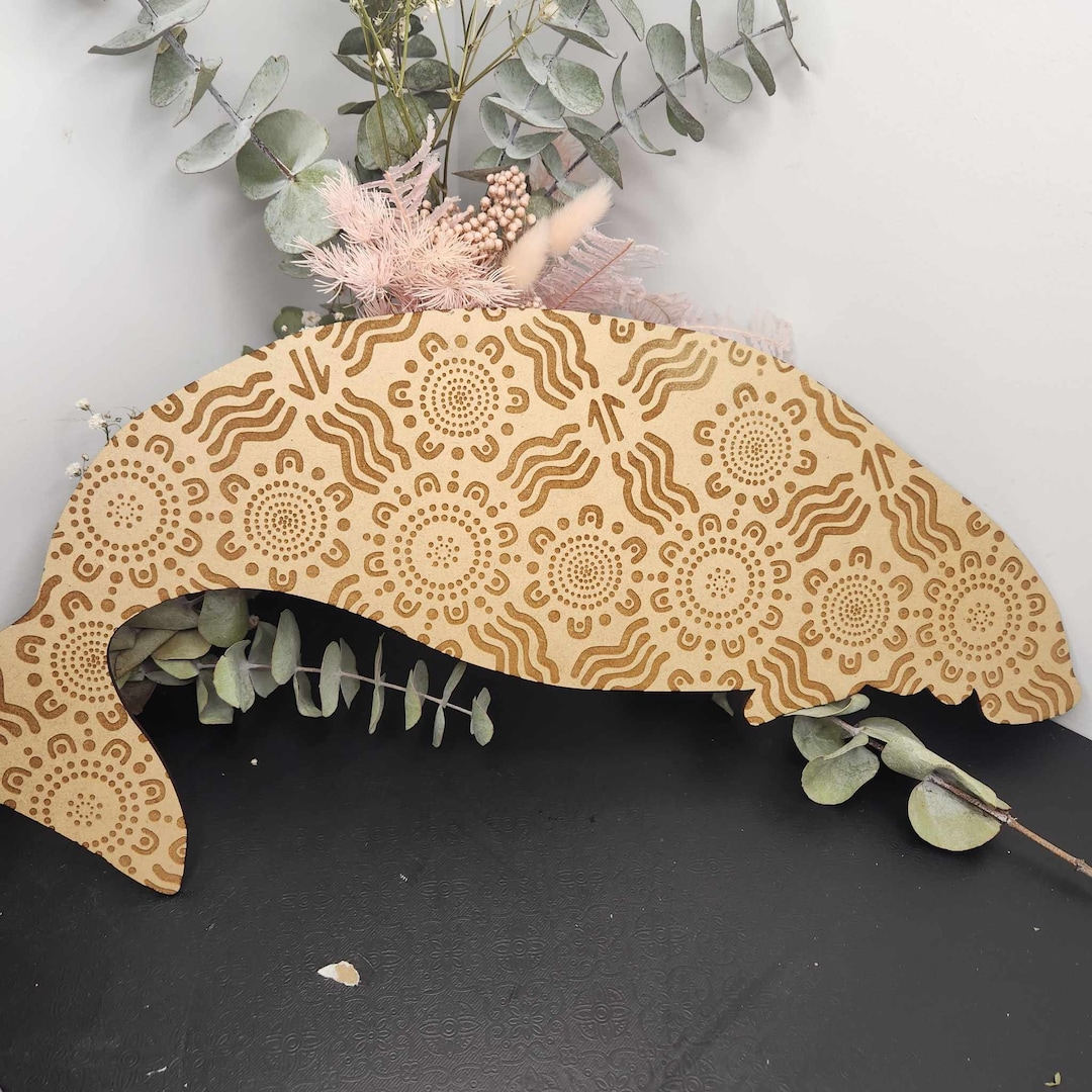 Indigenous Dugong Wall Art | Totem | Australia Animals | Daycare ...