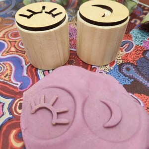 Sun and Moon | Indigenous Playdough Stamps - 2 Pack | Daycare | Early ...
