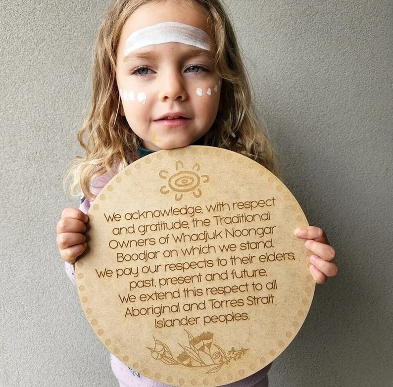 Indigenous Acknowledgement of Country Daycare Schools Play - Etsy
