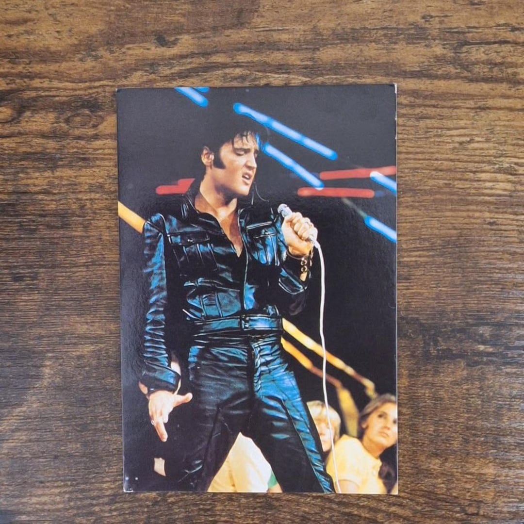 1990s Elvis Postcard From 1968 Comeback Special - Etsy