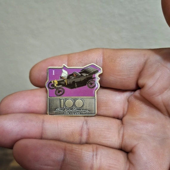 Ford Motor Company 100 Years Pin/Lapel Pin - Gem