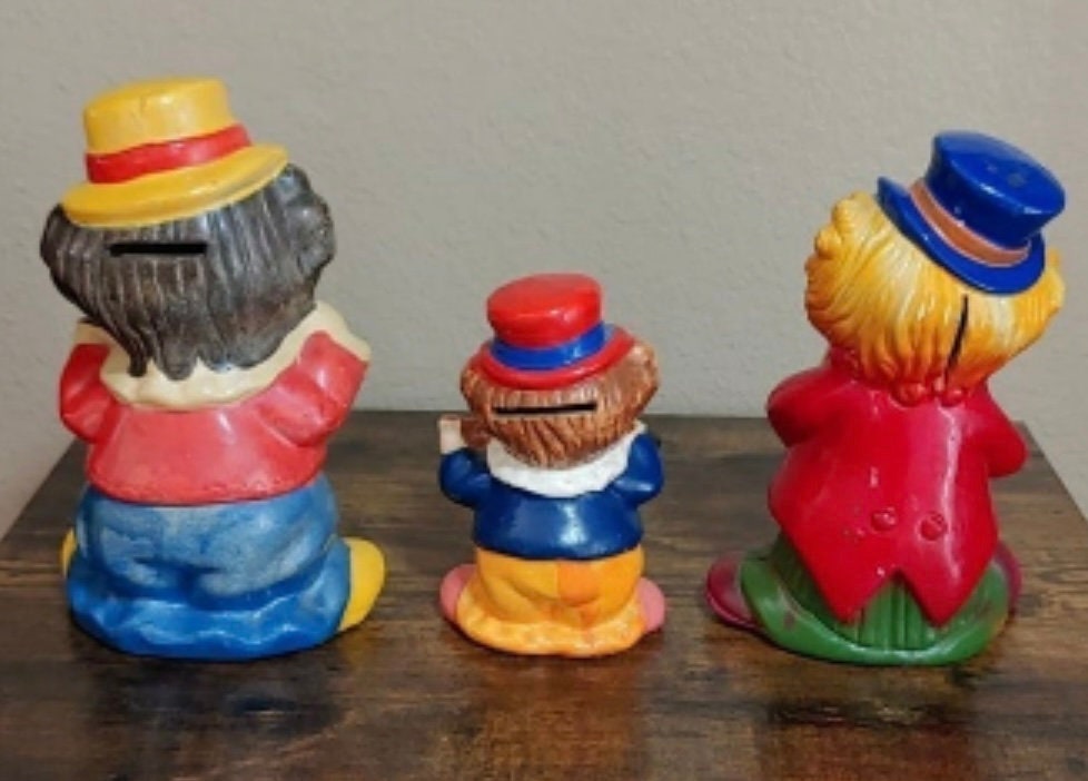 Clown Coin Bank Bundle - Etsy