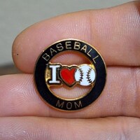 Custom Baseball Button | Senior Mom | Sports Button | Mascot Button - Etsy