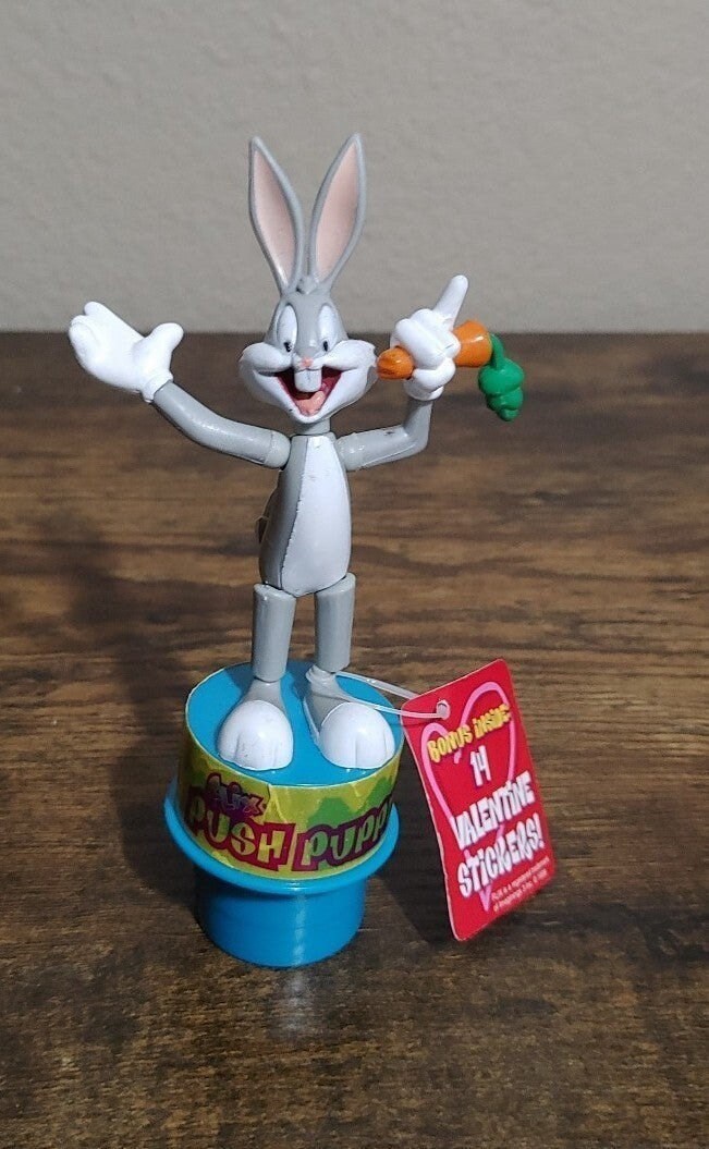 1999 DANCING BUGS BUNNY Push Puppet Toy - Etsy