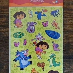 Vintage Nick Jr. Dora the Explorer Stickers - Etsy