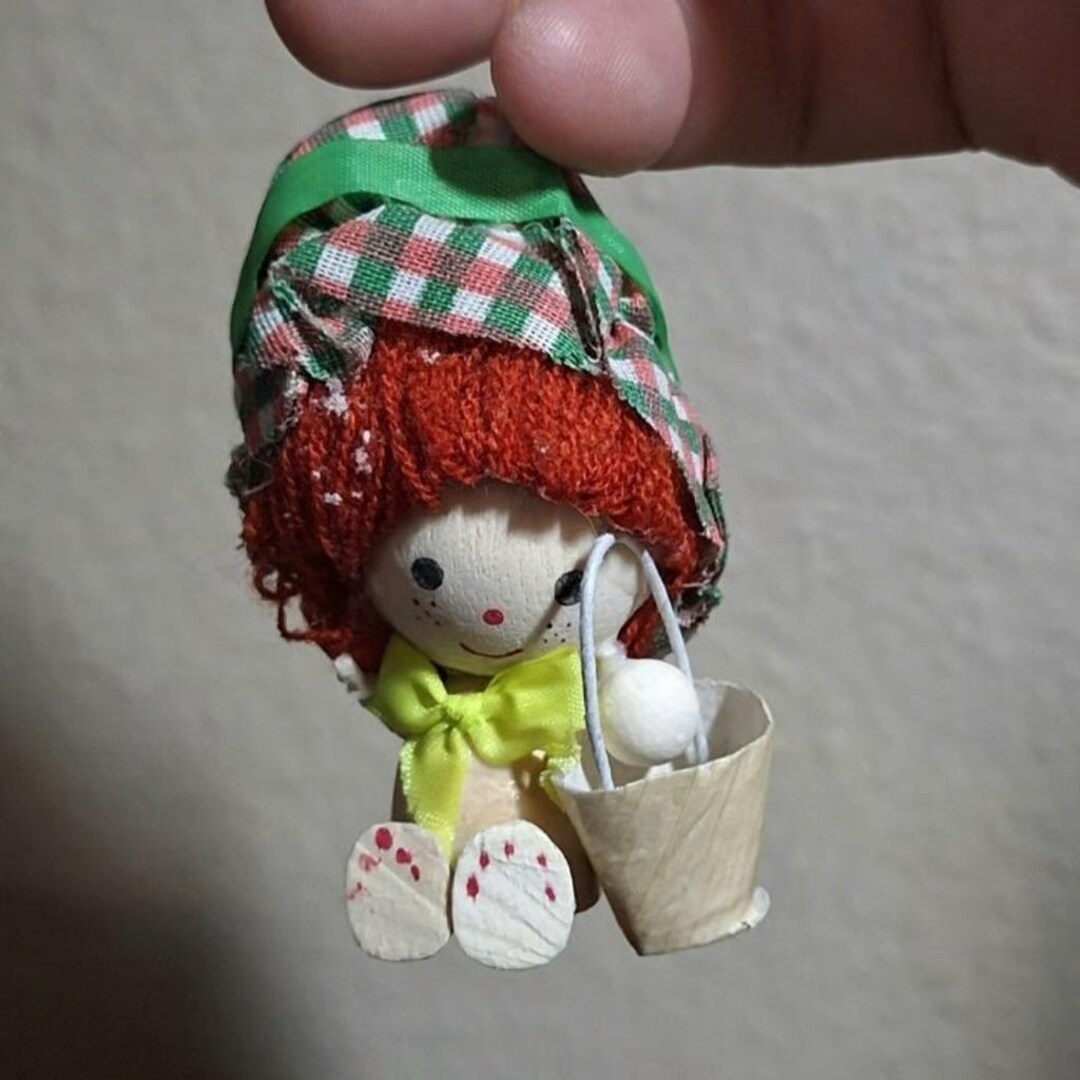 Handmade Wooden Ragdoll Girl Ornament Figurine - Etsy