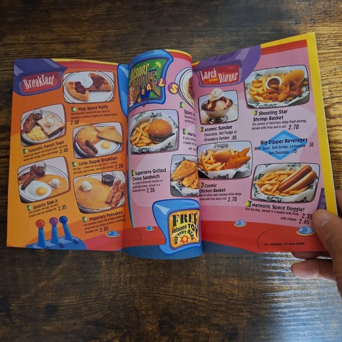 1992 Denny’s the Jetsons Fun Book Space/menu Comic Book - Etsy