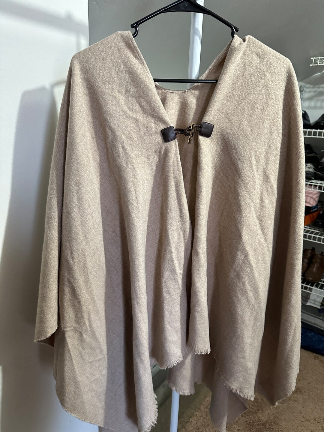 Calvin Klein Beige Shawl Wrap - Etsy