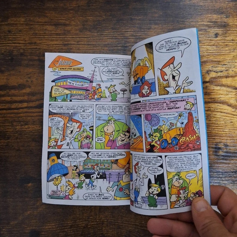 1992 Dennys the Jetsons Fun Book Space/menu Comic Book - Etsy