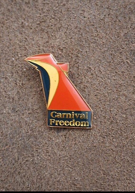 1990s Carnival Freedom Cruise Lines Ship Guest VIP En… - Gem