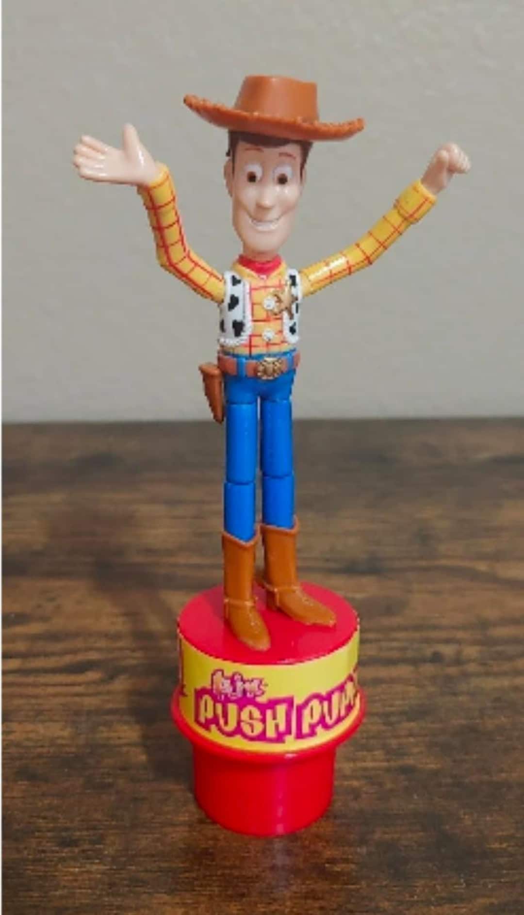 1999 Dancing Toy Story Woody Push Puppet Collapsible Toy - Etsy