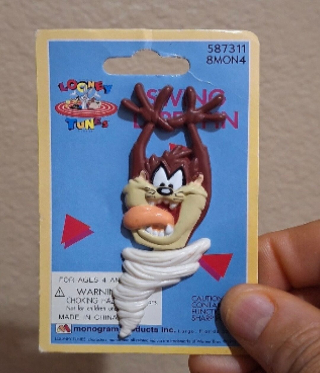 1996 Looney Tunes Taz Tornado Swing Pin - Etsy
