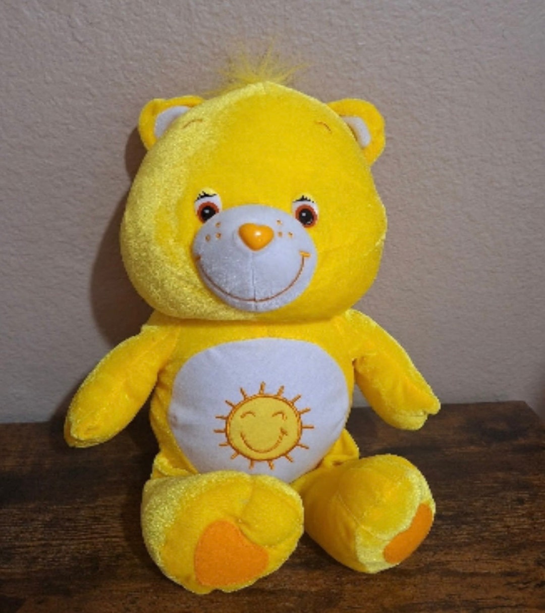 2004 Care Bears Funshine Bear Plush - Etsy