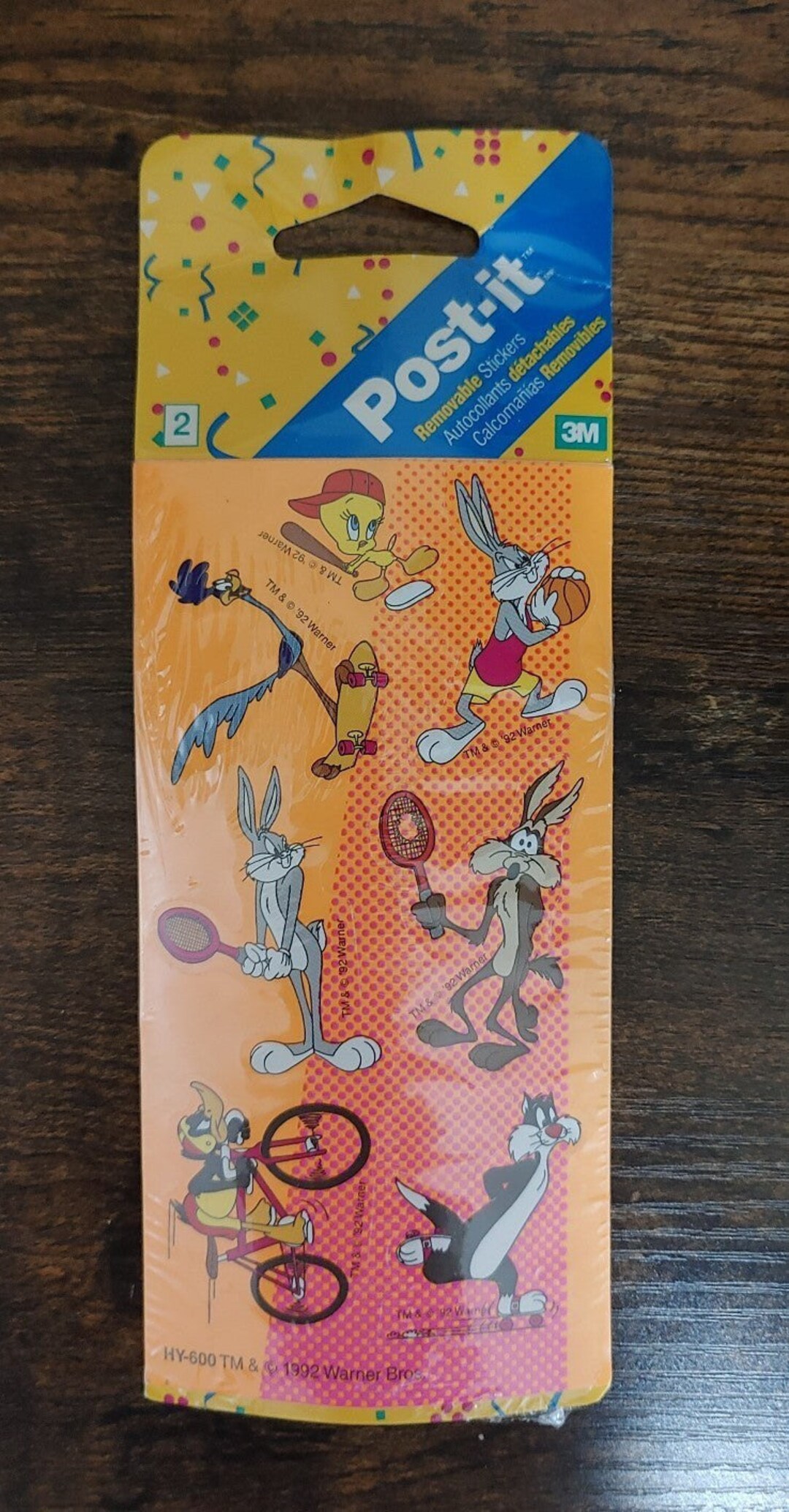 1992 Post-it Removable Sports Looney Tunes Stickers New - Etsy