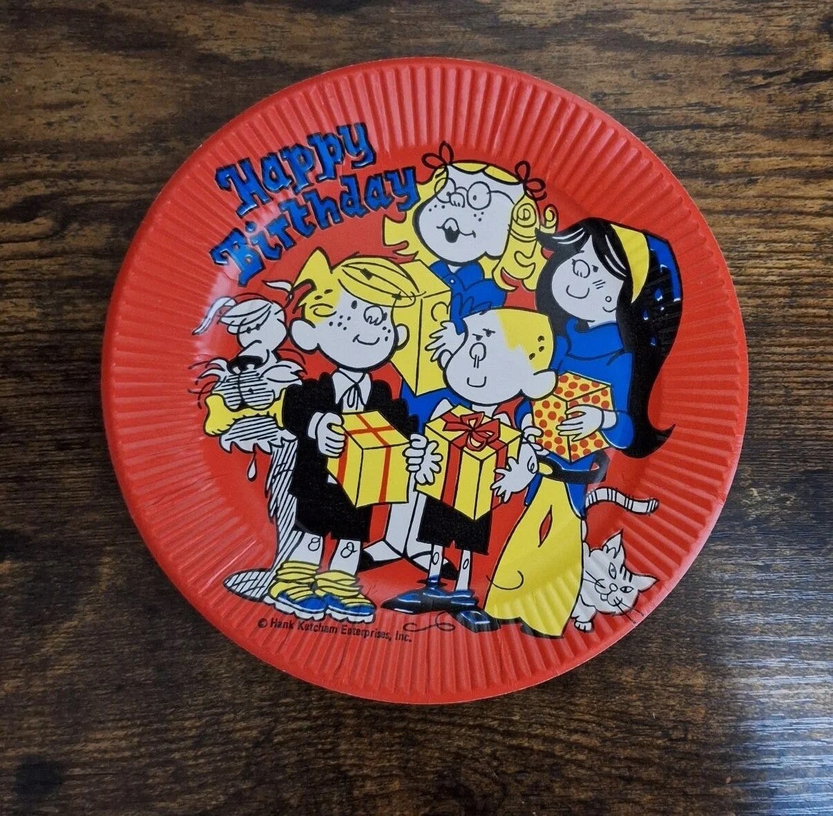 70s Dennis the Menace Birthday Party Plate & Birthday Party Napkin - Etsy