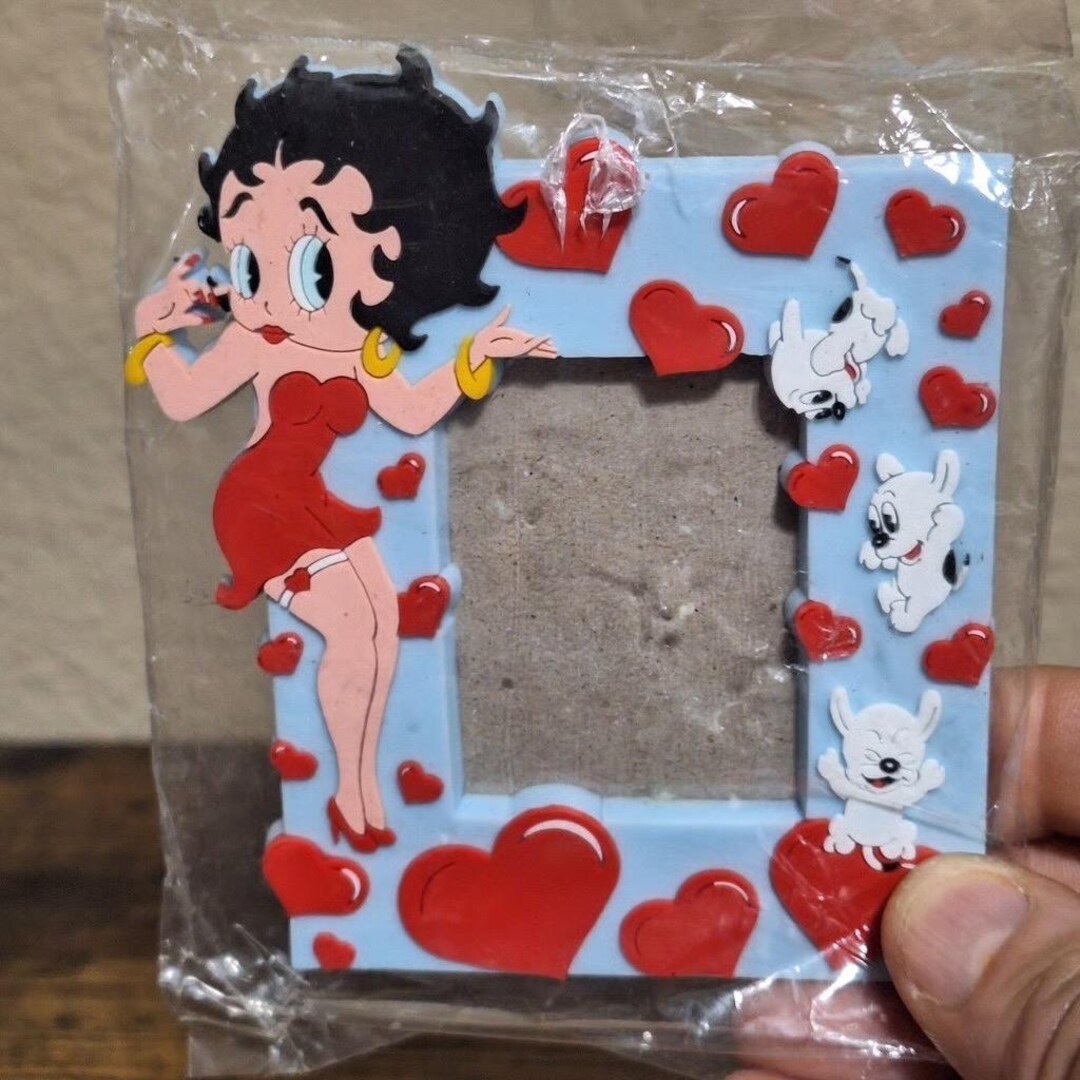 1996 Betty Boop With Pet Pudgy Picture Frame - Etsy