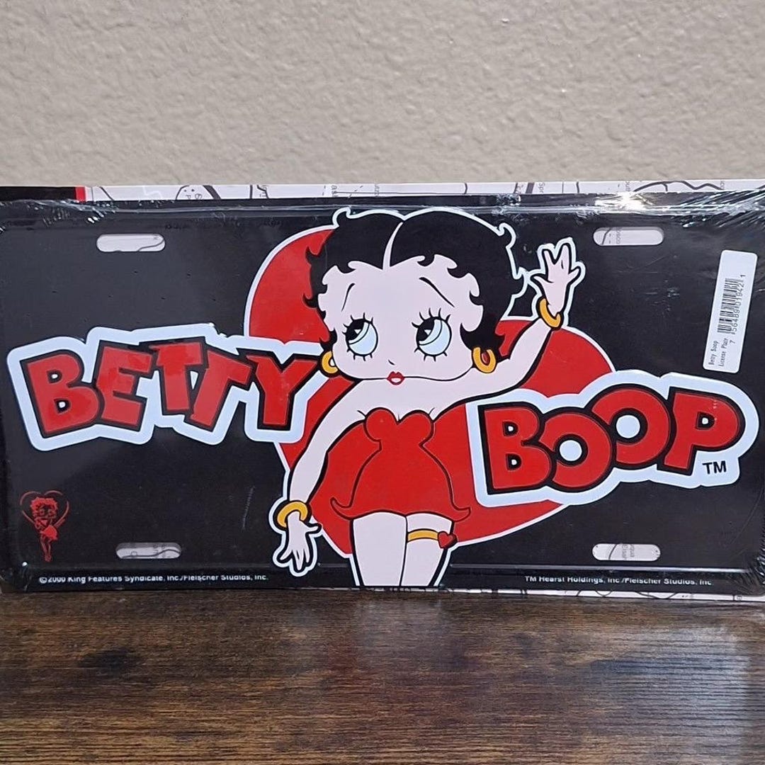 2000 Betty Boop License Plate - Etsy