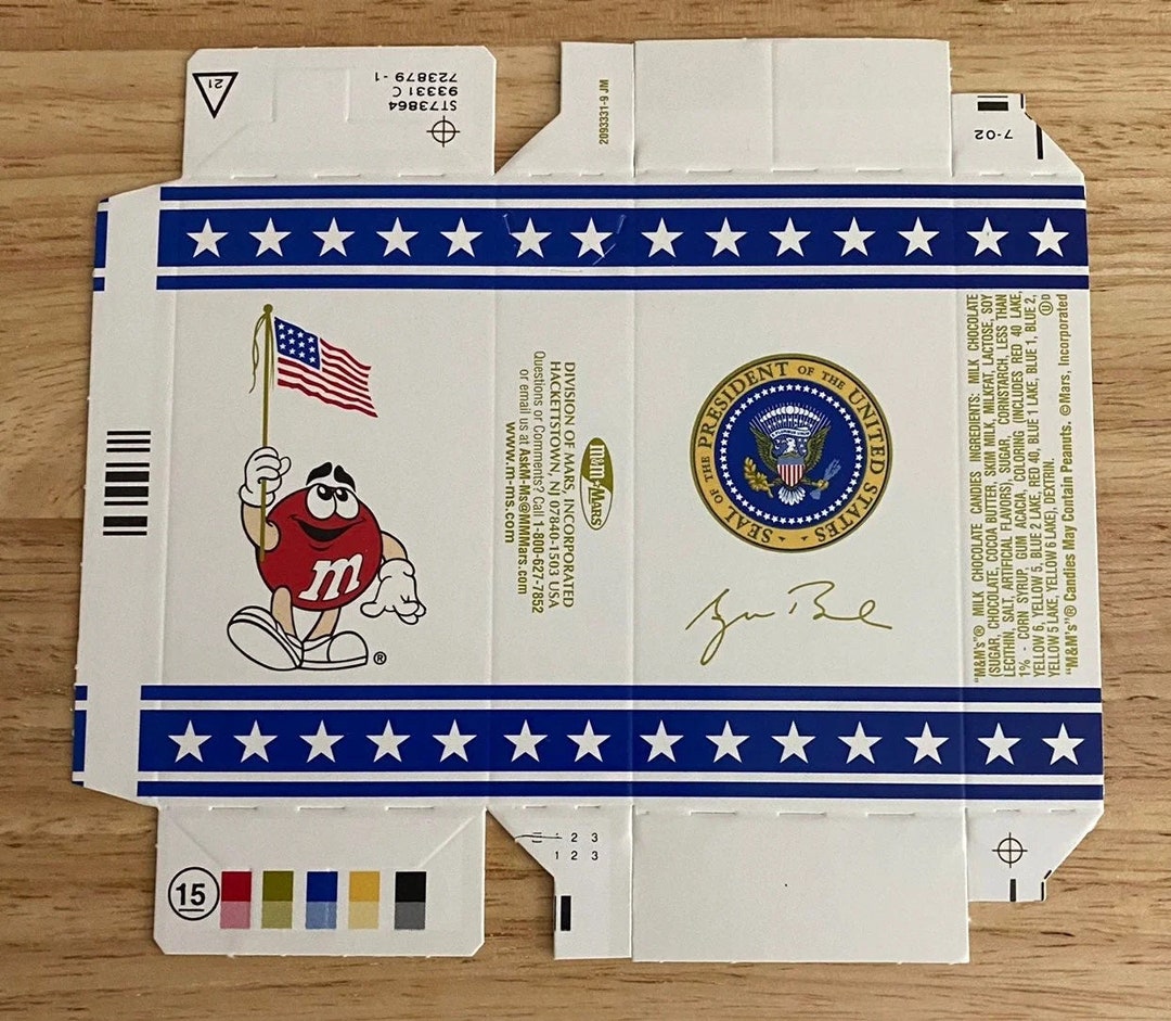 George W. Bush M & M Box With Presidential Seal - Etsy