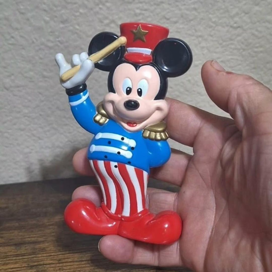 1990s Disney Mickey Mouse Band Leader Salute Whistle Figurine - Etsy