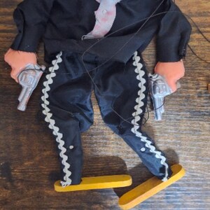 1960s Mexican Bandit Gunslinger Marionette Doll Hand Puppet - Etsy