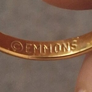 Purple Amethyst Stone Signed Emmons Ring - Etsy