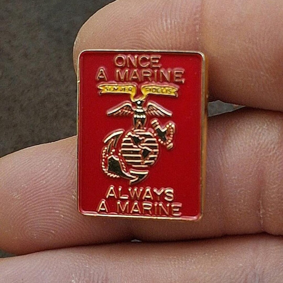 1990s Once A Marine Always A Marine USMC Pin - Etsy