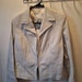 Peruzzi Cream Colored Leather Jacket - Etsy