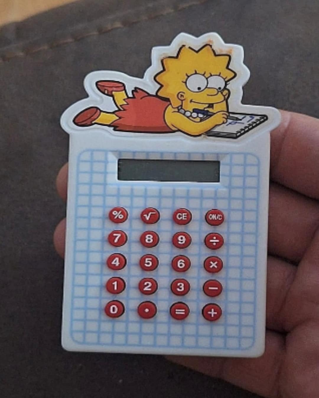 The Simpson's Lisa Simpson Collectible Calculator - Etsy