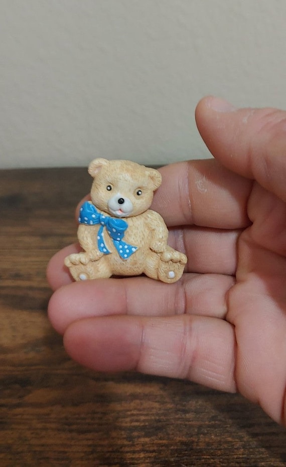Vintage pin brooch teddy - Gem