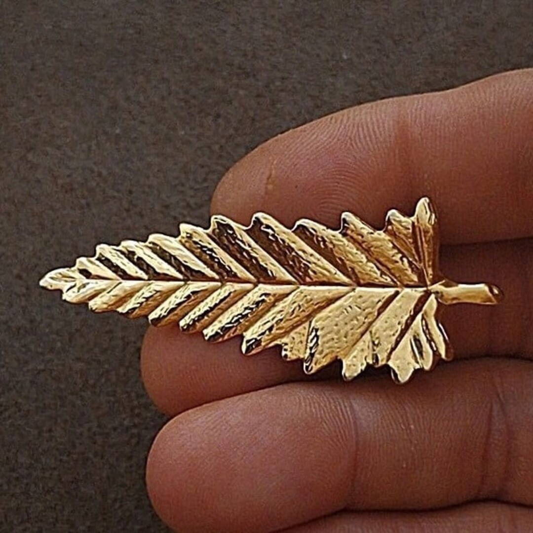 60s Fern Leaf Pin Brooch - Etsy