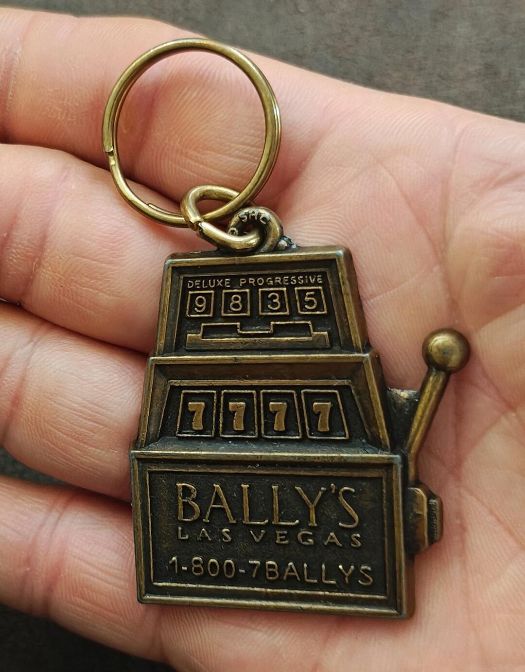 1990s Vintage Bally's Las Vegas Hotel and Casino Brass Slot Machine ...