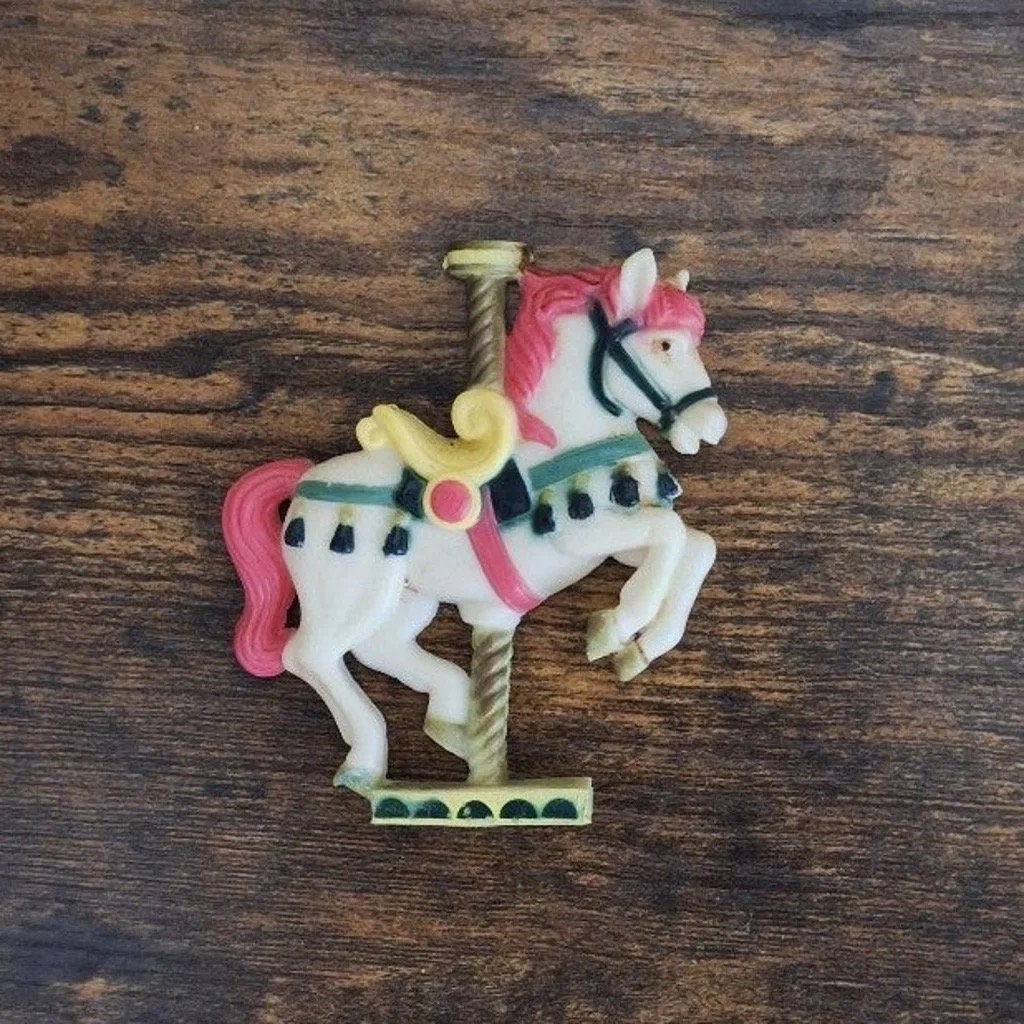 90s Set of Merry-go-round Carousel Horse Magnets - Etsy