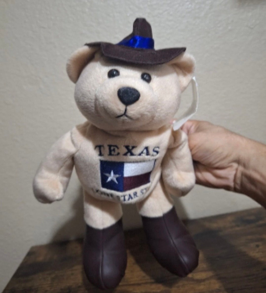Rare Texas Lone Star State/dont Mess With Texas Teddy Bear Plush - Etsy