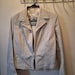 Peruzzi Cream Colored Leather Jacket - Etsy