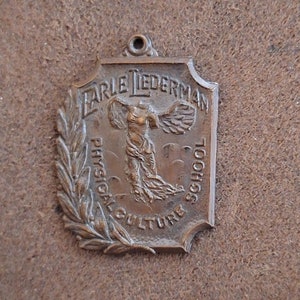 1920s Earle Liederman Physical Culture School Award Medal - Etsy