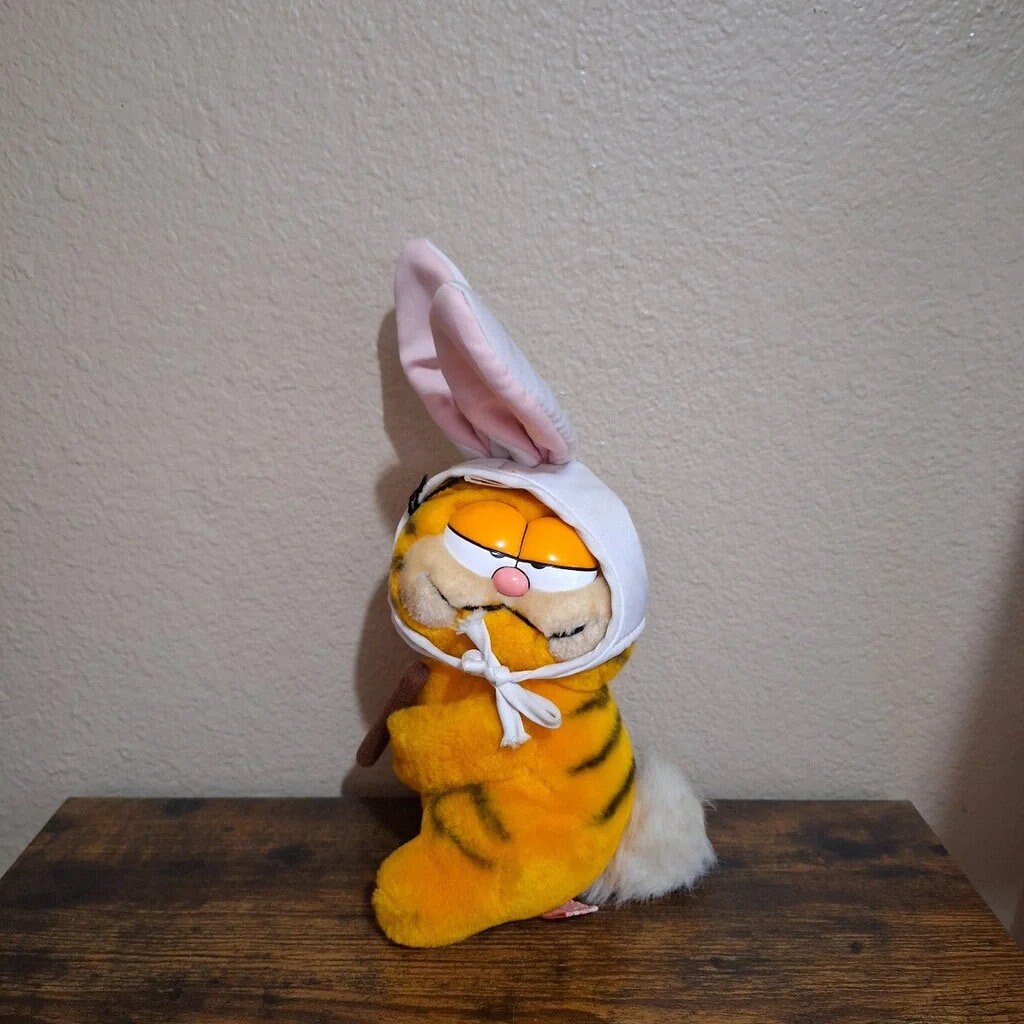 1981 Garfield 11 Bunny Ears Soft Plush - Etsy
