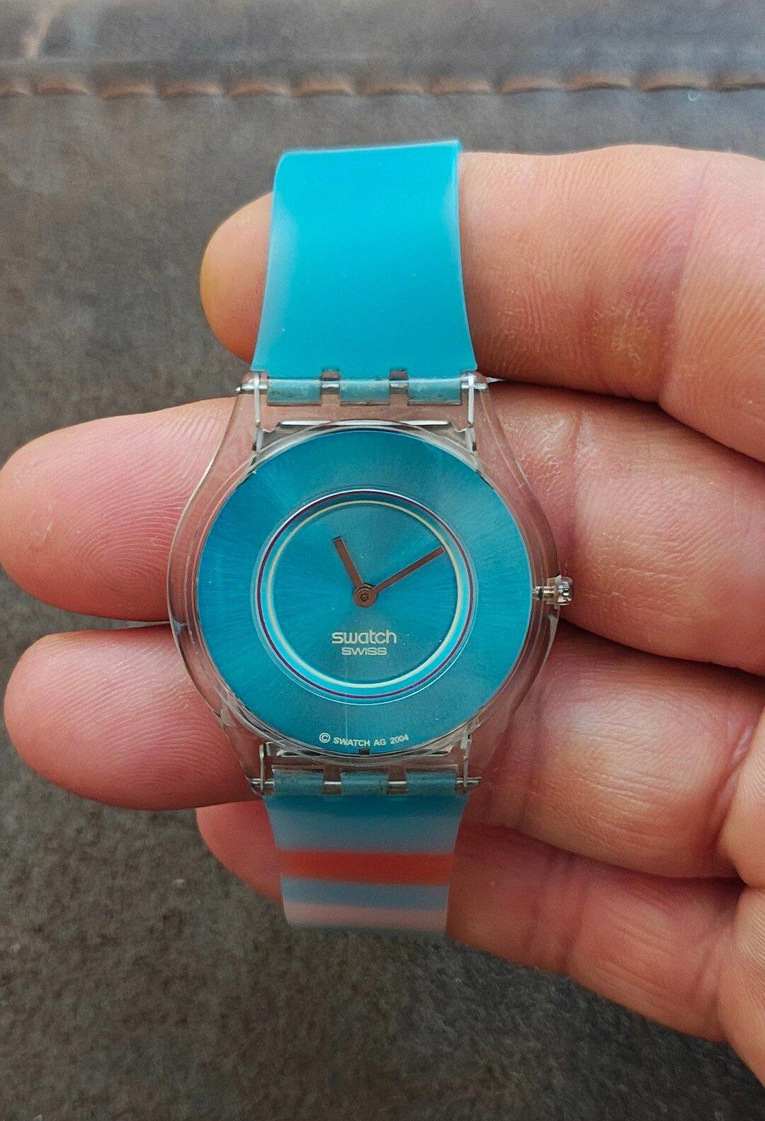 2004 Swatch Skin Pasteloop Turquoise Dial Unisex Watch SFK23 - Etsy
