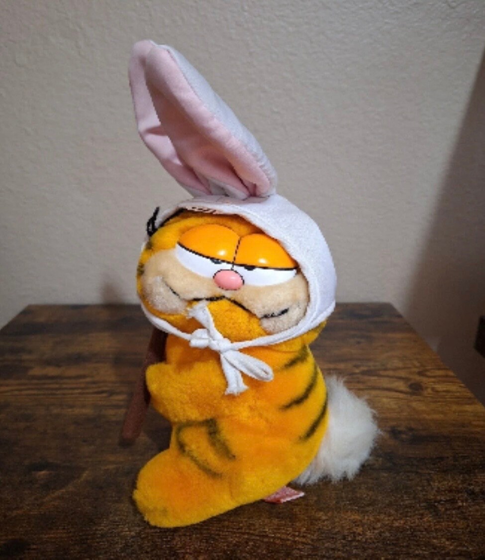 1981 Garfield 11 Bunny Ears Soft Plush - Etsy