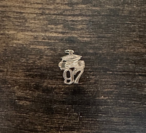 14K Yellow Gold Class of 1997 Graduation Charm - Gem