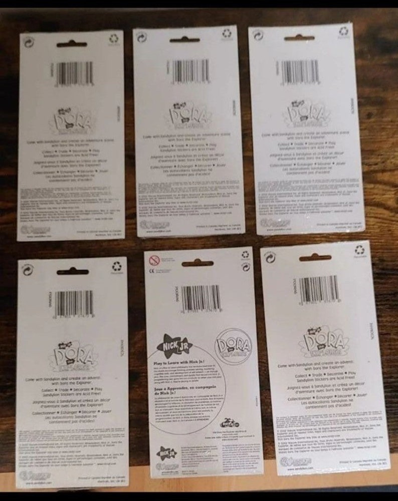 Vintage Nick Jr. Dora the Explorer Stickers - Etsy