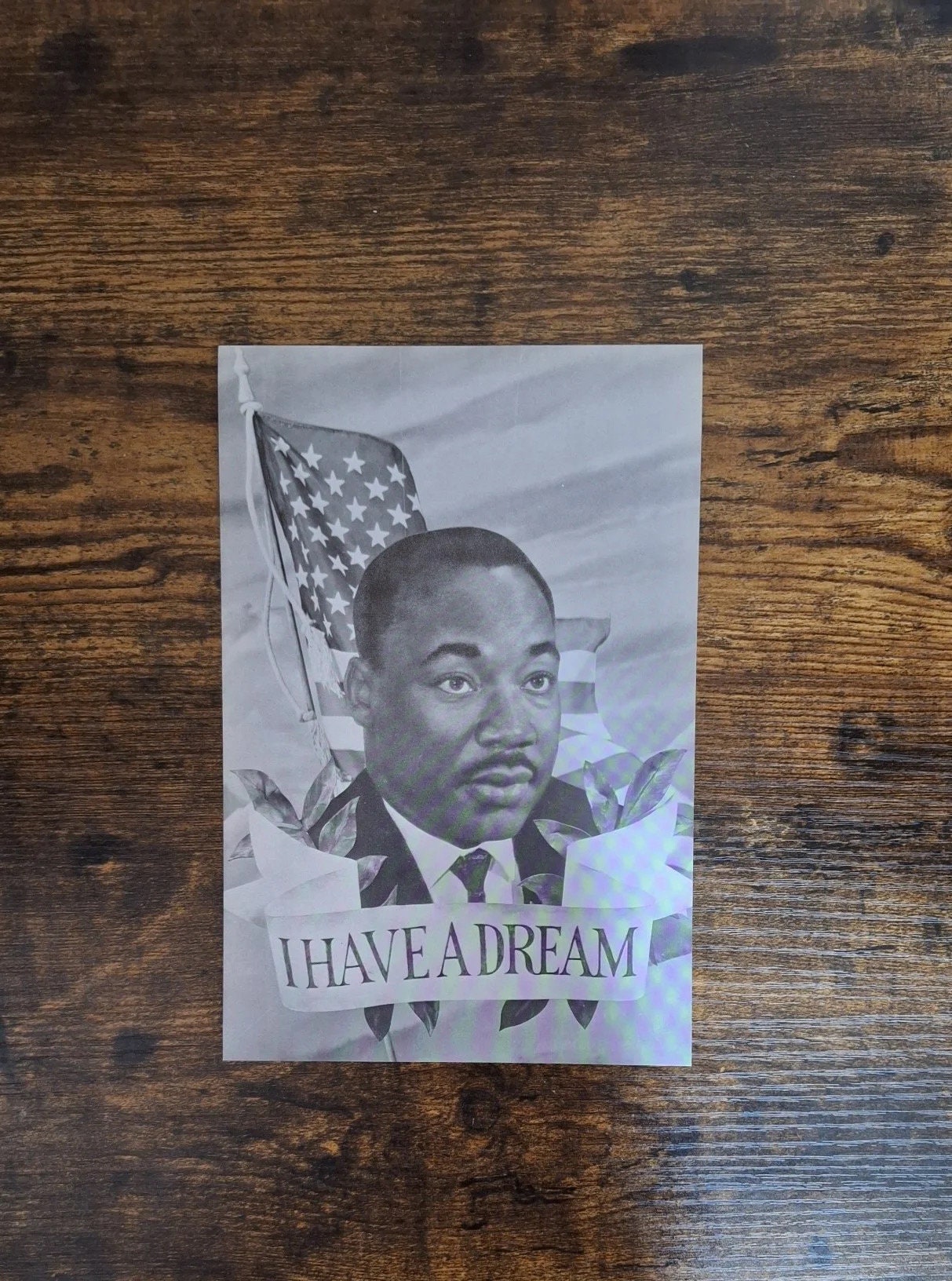 1968 Martin Luther King Memorial Postcard - Etsy